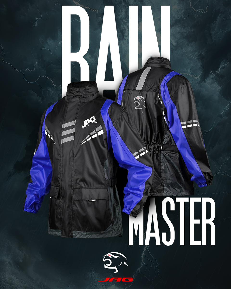 JAG Rainmaster Rain Suit for Men & Women | Black & Blue