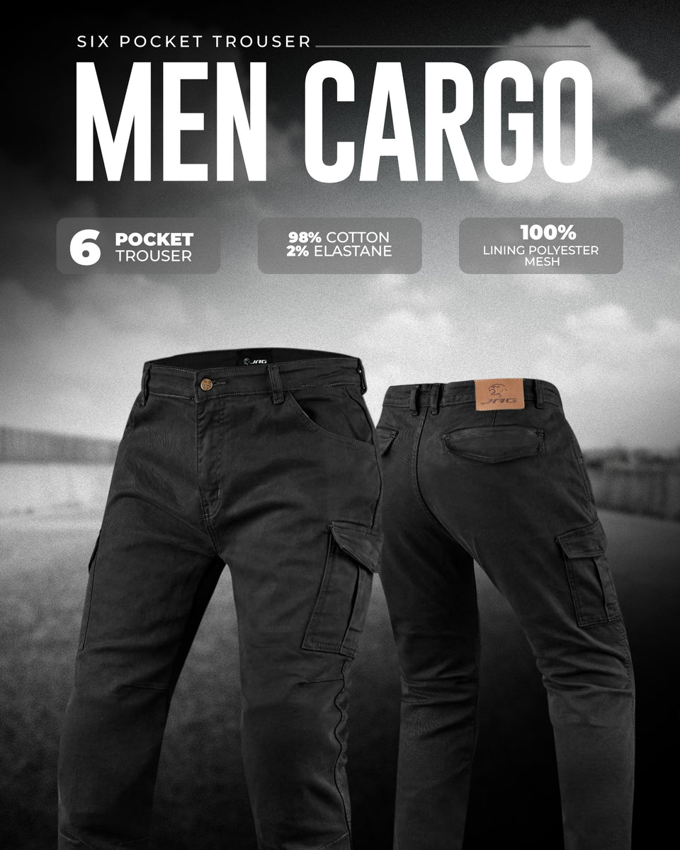 JAG Motorcycle Cargo Pants - Kevlar Protection | Jagwear