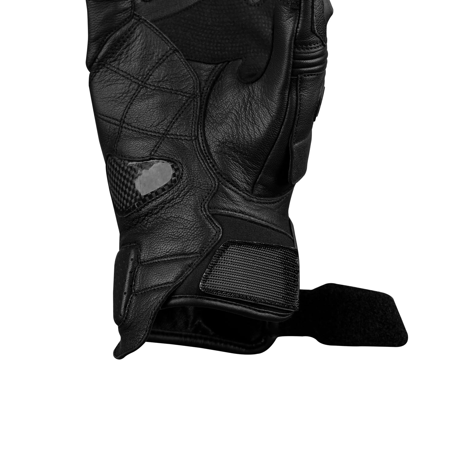 Gladiator Motorcycle Gloves Black: Genuine Leather | Jagwear